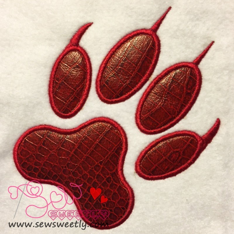 Wolf Paw Print Design