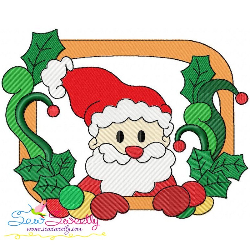 Christmas Frames Embroidery Design Pattern Bundle